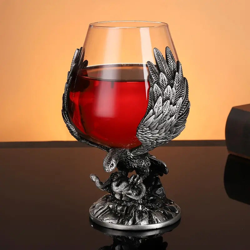 EMERGE Metal Champagne Glass With Eagle Stem – Emergestores